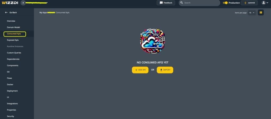 Consumed APIs - wizzdi