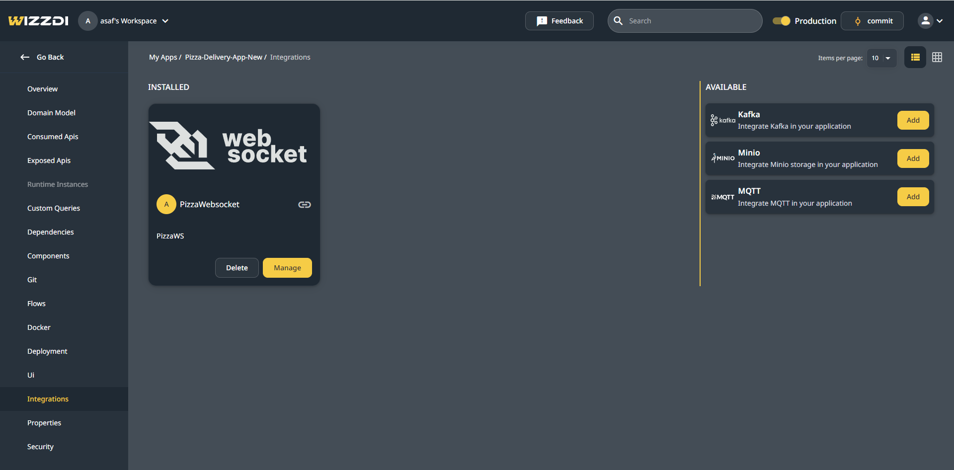 Pizza Delivery App - wizzdi